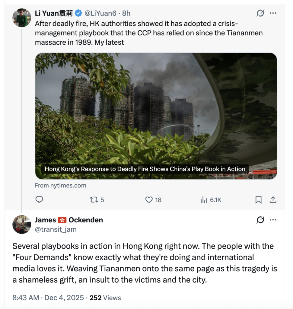 How New York Times saw Hong Kong tragedy as chance to push anti-China ...